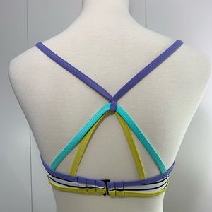 Victoria's Secret | Swim | Victoria Secret 32dd Suit Top Stripes Bikini ...